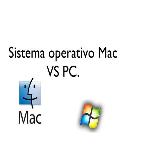 Diferencias entre los sistemas operativos de Mac y Pc (Windows) | PPT