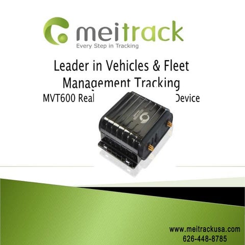 Meitrack MVT600 Real Time GPS Tracking Device | PPT