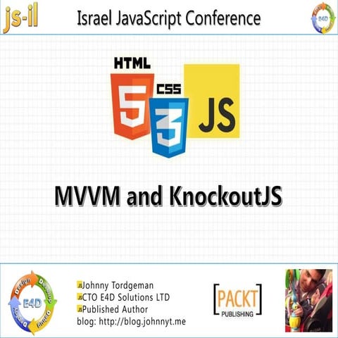 Mvvm and KnockoutJS | PPTX