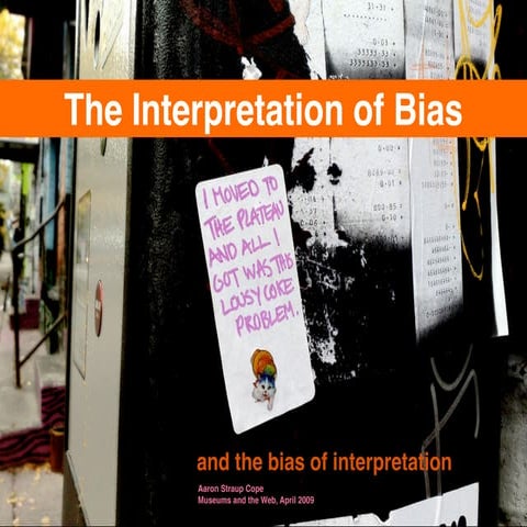 The Interpretation of Bias | PDF