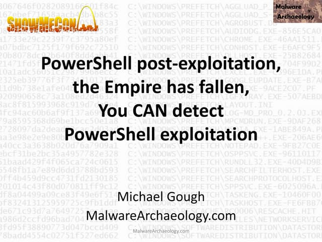 You Can Detect Powershell Attacks Ppt