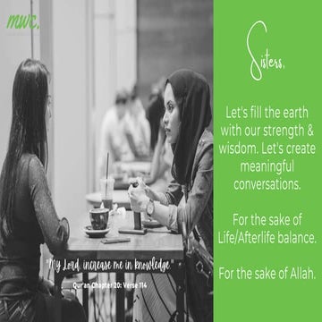 About The International Muslim Women Coaching Academy PLT | PPTX