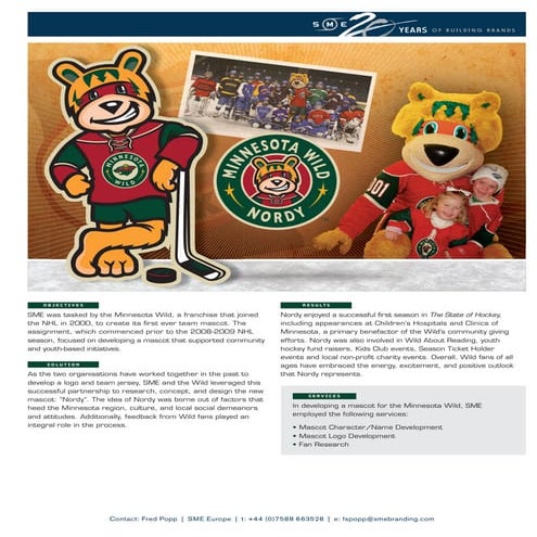 Minnesota Wild Mascot | PDF