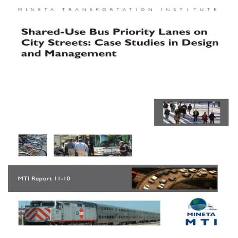 Shared-Use Bus Priority Lanes on City Streets | PDF