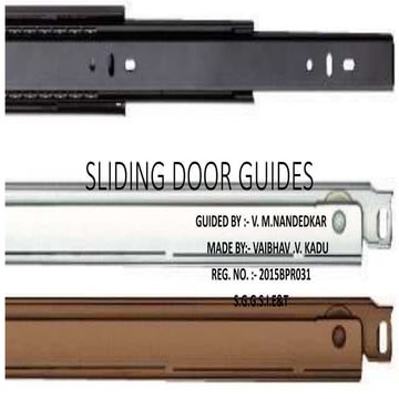 Sliding drawer guide | PPT