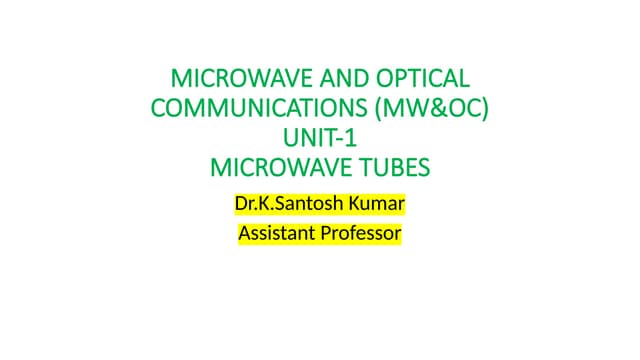RF and Microwave Engineering | PDF