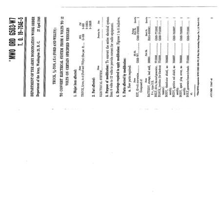 MWO ORD G 503-W7 | PDF