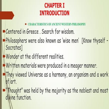 introduction to modern western thought in philosophy | PPTX