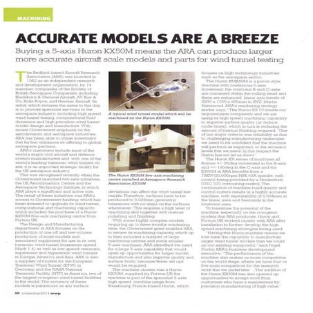 HURON KX 50 : Accurate models are a breeze ! | PDF