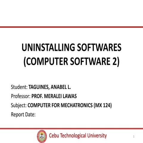 INSTALLING SOFTWARE | PPTX