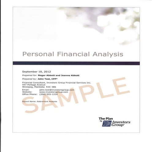 Sample Financial Analysis | PDF