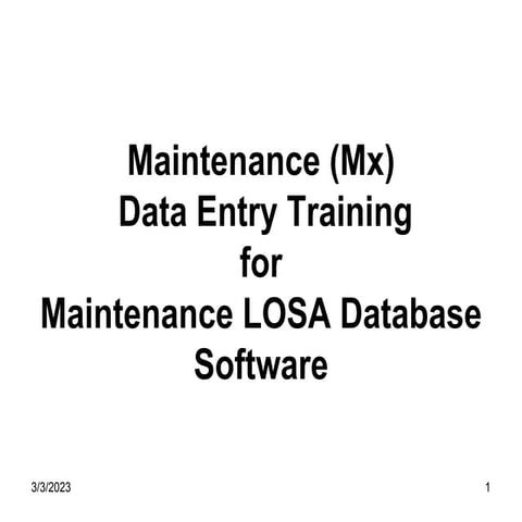 Data entry Training | PPT