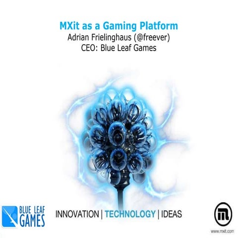MXit API Launch - Blue Leaf Games - Playmoonbase.com