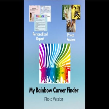 My Rainbow Career Finder With Vibrant Photos | PDF