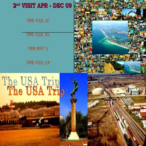 My 1st Visit Trip in The USA | PPT