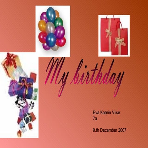 My Birthday | PPT