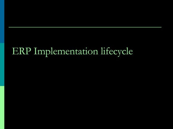 Key Phases of an ERP Implementation Plan.pdf | Technology & Computing