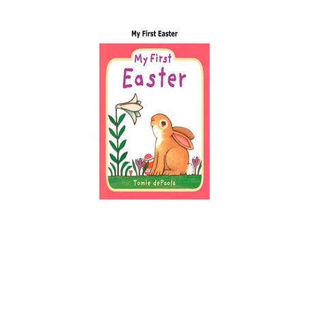 My First Easter | PDF