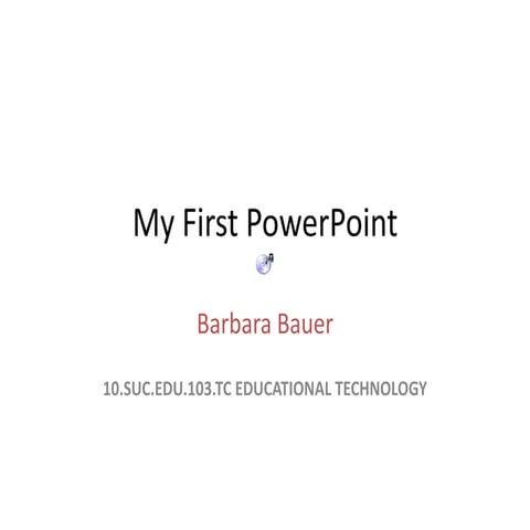 My first-powerpoint show | PPSX