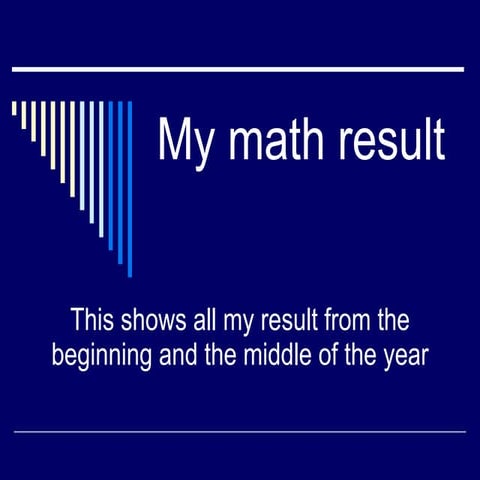 My Math Result | PPT