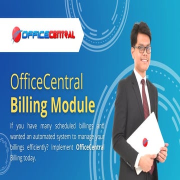 OfficeCentral Billing V2R3 | PPT