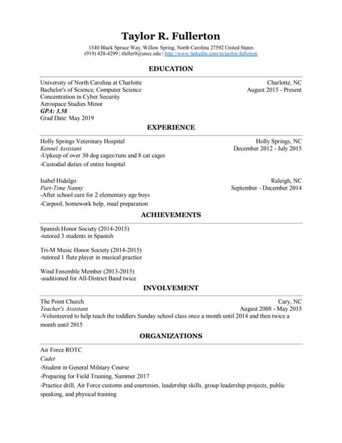 S. Roell • Resume | PDF