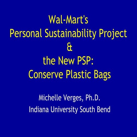 My Wal-Mart Presentation | PPT