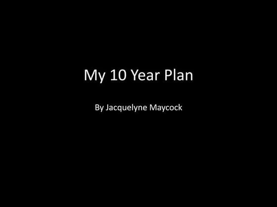 5 year plan | PPT