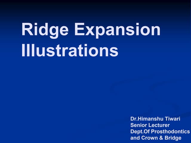 Ridge Split Techniques.pptx
