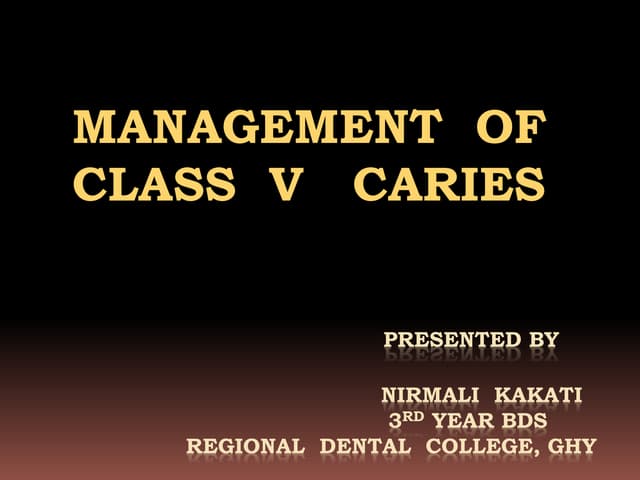 Bevels in Dental Restorations | PPTX