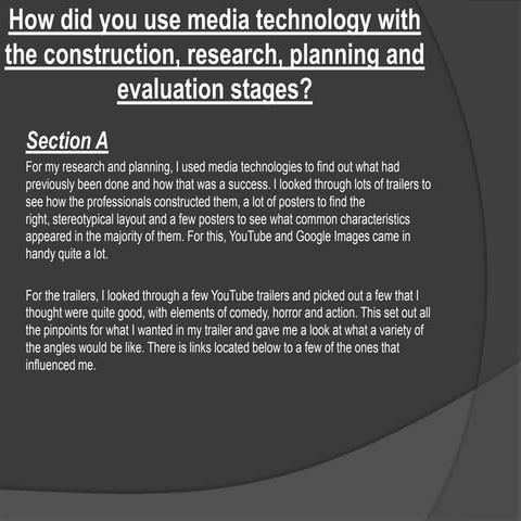 My A2 Media Evaluation Part 3 | PPT