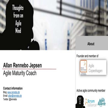 Agile 2014 - Inspiration and learning | PPTX