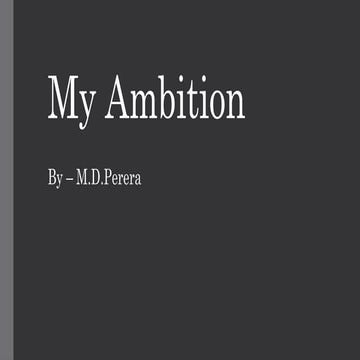 My Ambition sigma boi frfr on top no rizz | PPTX