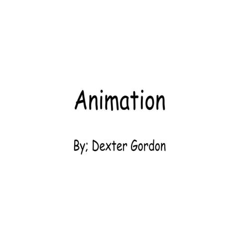 My animation project | PPTX