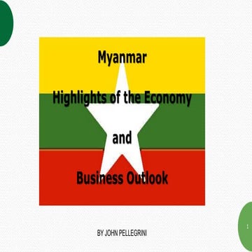 Myanmar Economy and Business Outlook | PPTX