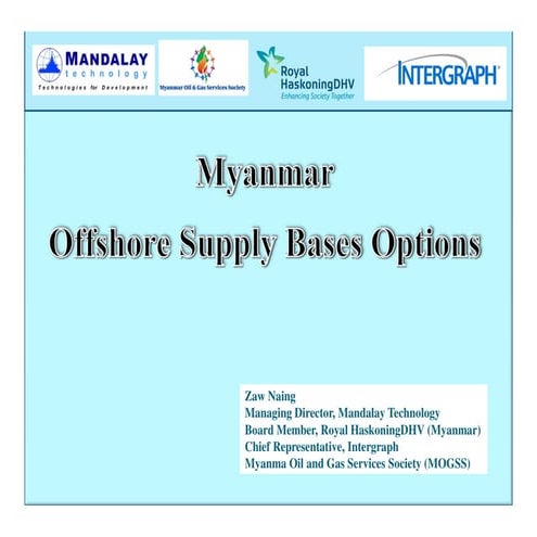 Myanmar offshore supply base options | PDF