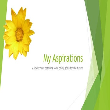 My aspirations | PPTX
