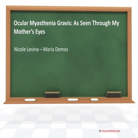 Myasthenia gravis | PPT