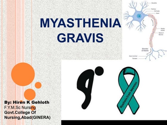 MYASTHENIA GRAVIS | PPSX | Thyroid Disorders | Endocrine and Metabolic ...
