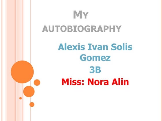 Autobiography! | PPT