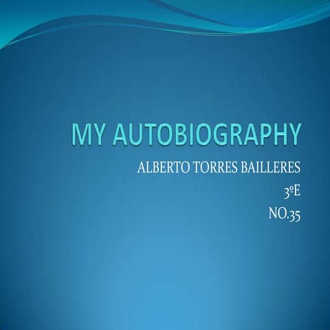 My autobiography | PPTX