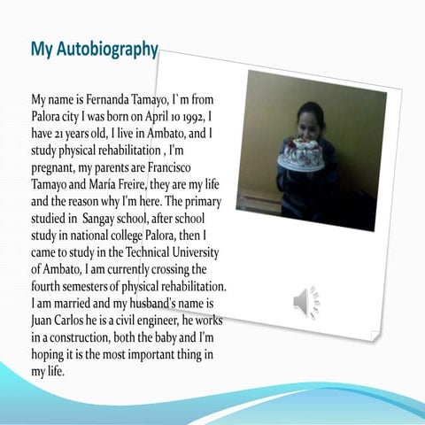 My autobiography | PPT