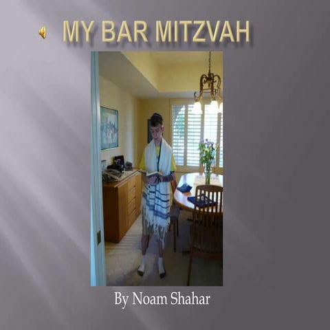 My bar mitzvah slideshow project | PPTX
