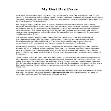 My Best Day Essay.pdf