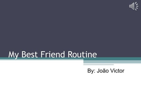 My daily routine...1 | PDF