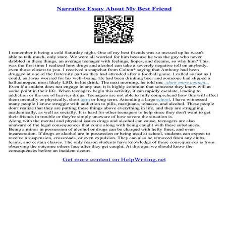 My Best Friend Short Essay | PDF