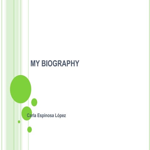 My biography | PPTX