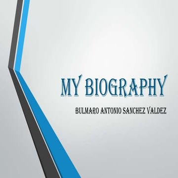 My biography | PPTX