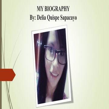 My biography | PPTX