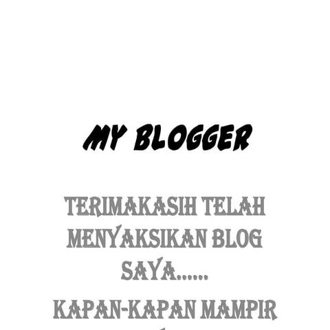 My blogger | PPTX
